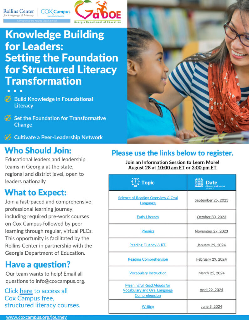 Knowledge Building for K-3 Leaders: Setting the Foundation for ...